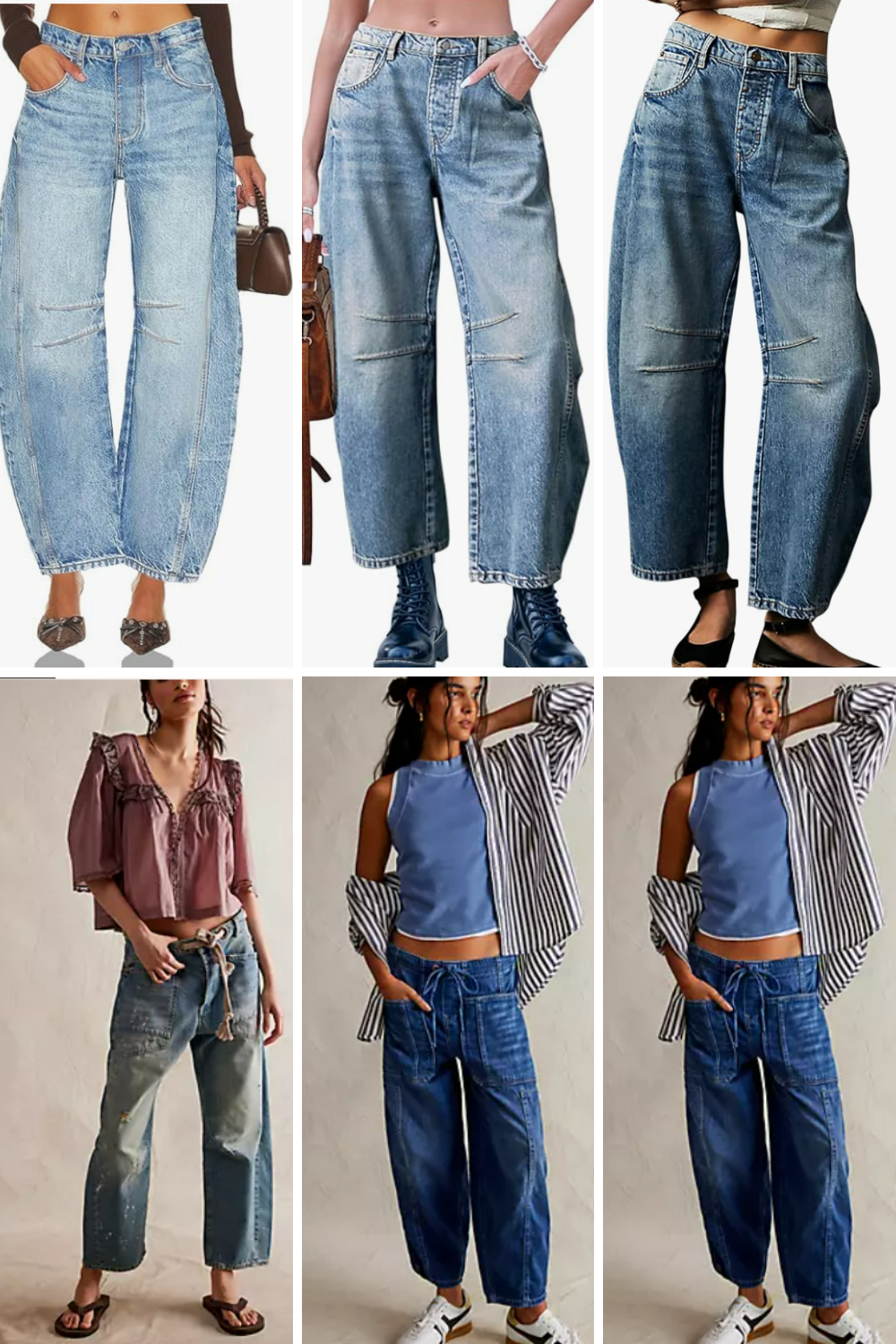 barrel-jeans-outfit - Delightfully Styled