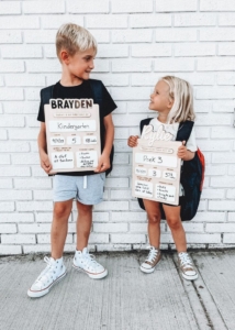 The first day of school is a milestone event, filled with excitement,