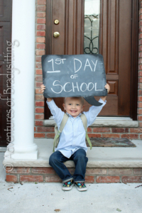 The first day of school is a milestone event, filled with excitement,